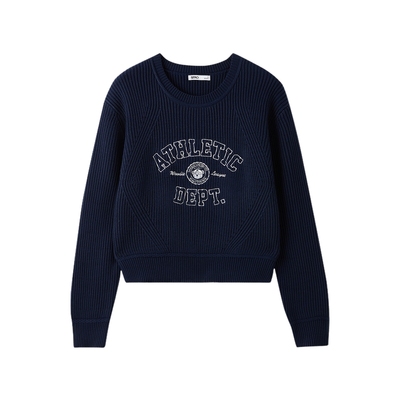 SPAO时尚休闲圆领针织毛衣