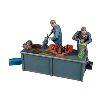 Miniart拼装人偶维修工人