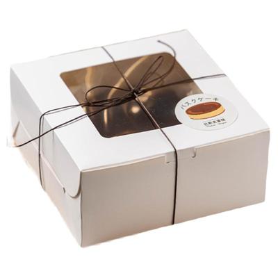 网红巴斯克双层芝士蛋糕盒子4寸