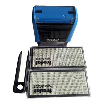 trodat活字回墨印章自由组合批号