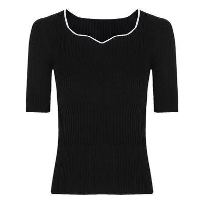 短袖针织上衣HPLY/荷比俪