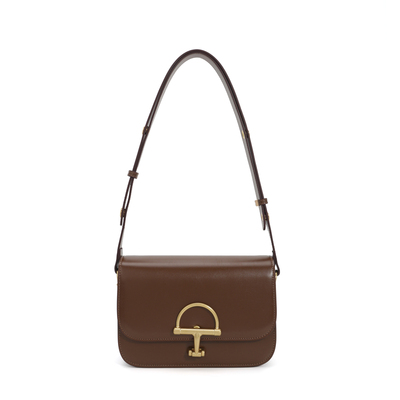 简约单肩斜挎小方包包女2026春季新款复古韩版宽肩带时尚百搭包