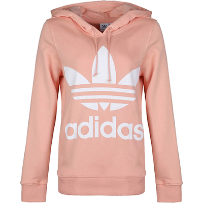 Adidas/阿迪达斯正品 三叶草女装当季新款 休闲卫衣 套头衫DV2560