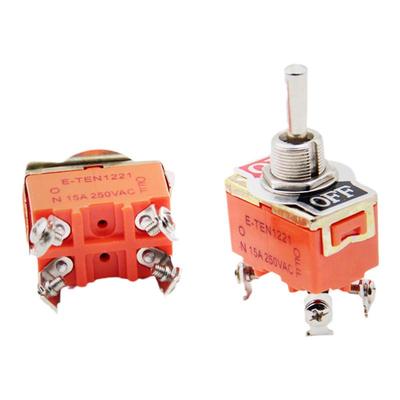 拨动/摇头开关_4脚2档(E-TEN1221双刀单掷)