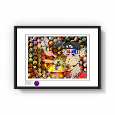 S5h限量版画 无聊猿& 阿图罗富恩特Arturo Fuente 非古雪茄装饰画