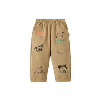 博睿恩儿童春装休闲裤子新品