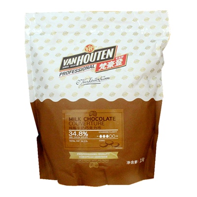 梵豪登可可脂牛奶巧克力蛋糕慕斯