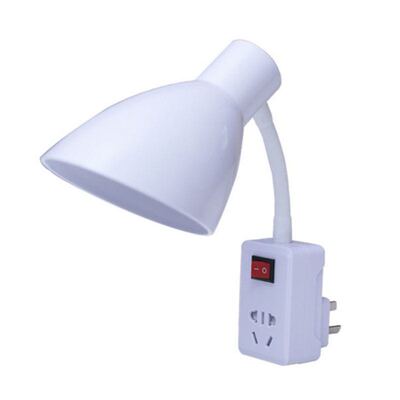 小台灯学生宿舍卧室床头灯护眼学习小夜灯插电式喂奶壁灯免打孔