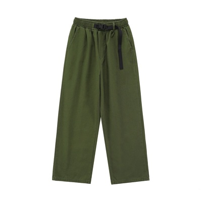 复古蓝牛仔裤男宽松直筒