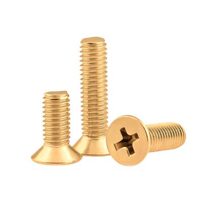 黄铜十字槽沉头螺丝钉