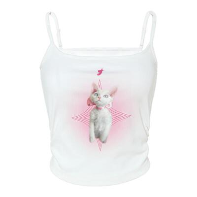 FTT短款吊带背心女夏季百搭上衣