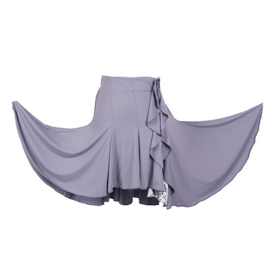 ACEDANCE拉丁舞裙蕾丝拼接