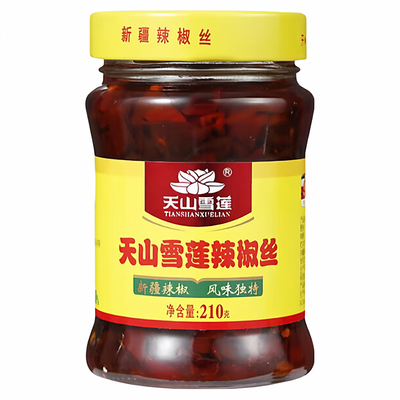 新疆天山雪莲辣椒丝微辣下饭菜