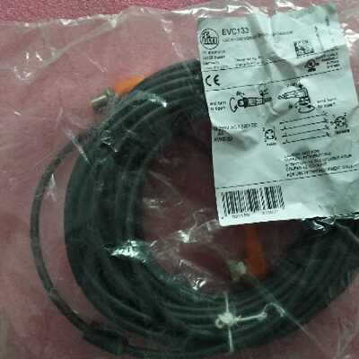 议价全新原装正品IFM易福门连接线 EVC133 4芯 15米 双头 M12 现