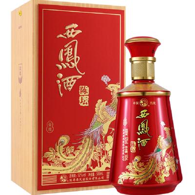 西凤酒陈坛金尊52度凤香型白酒