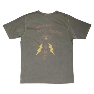 日本纯棉休闲复古仿刺绣短袖t恤