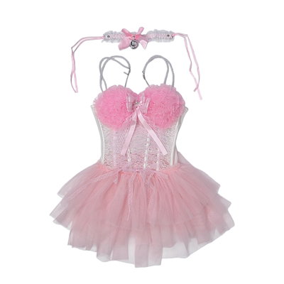 日系少女花苞蓬蓬连衣裙