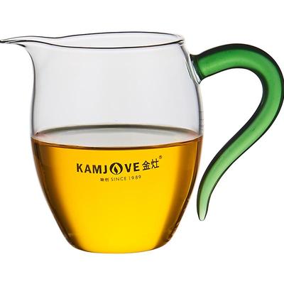 金灶玻璃公道杯家用分茶器茶具