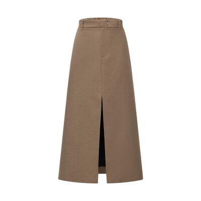 LILY开叉通勤知性休闲半身裙