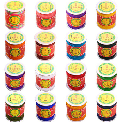 a玉线1mm承薪牌编织毫米红绳子