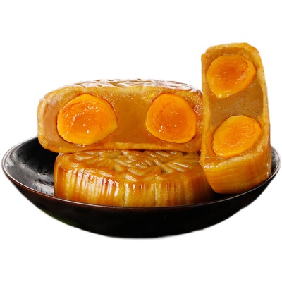 仙美村广式双黄月饼独立密封包装