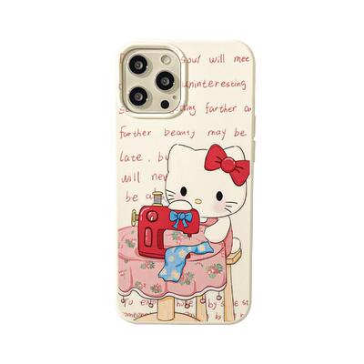 benefit可爱裁缝猫咪17适用于iphone16promax苹果15PRO手机壳13新款14套12创意11软壳xsmax硅胶xr防摔8plu