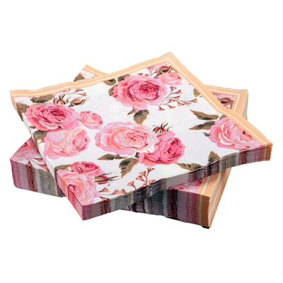 IOOJA高档方形印花餐巾纸纸巾