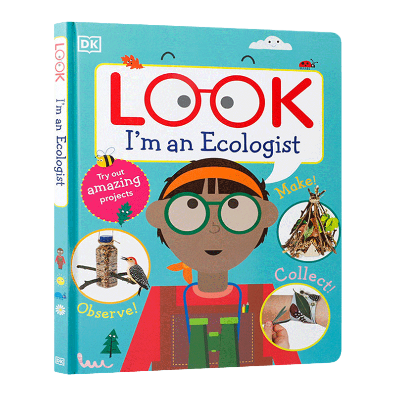 英文原版 Look I'm An Ecologist 看 我是个生态学家 精装 英文版 进口英语原版书籍儿童外文书