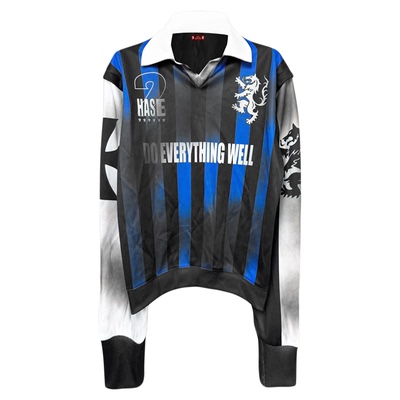 DETW喷脏黑红网眼球服长袖