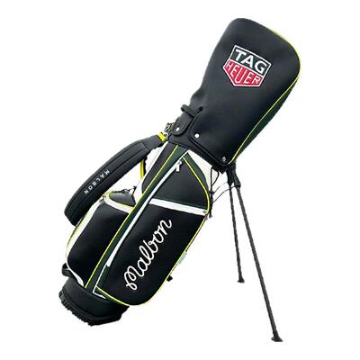 MALBON X TAG联名款高尔夫球包轻便多功能支架包男女PU防水支架包