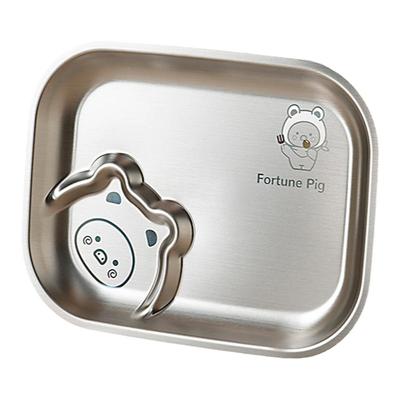 onlycook抗菌304不锈钢饺子盘