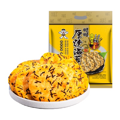 旺旺膨化零食小吃海苔米饼