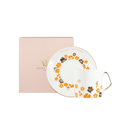 RoyalDutch小田望枫联名咖啡杯碟