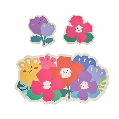 原创花花皮革餐垫杯垫写字垫