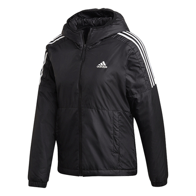 Adidas/阿迪达斯正品休闲女子时尚运动拼接保暖棉衣 CY8628