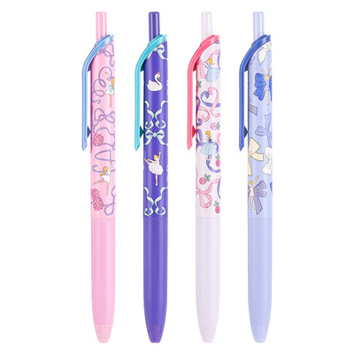 国誉加藤木蝴蝶结款按动中性笔