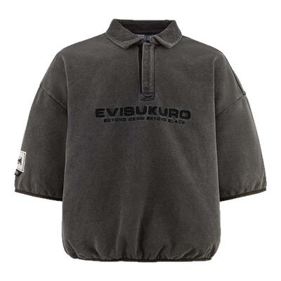 EVISU男士商标图案POLO衫