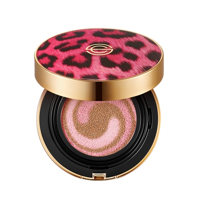 豹纹dpc韩国遮瑕保湿气垫bb霜