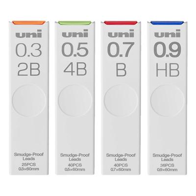 铅芯uni/三菱铅笔不易蹭脏