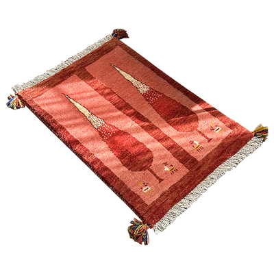 毯游记 伊朗进口羊毛地垫床边毯Gabbeh小毯游牧部落波斯地毯