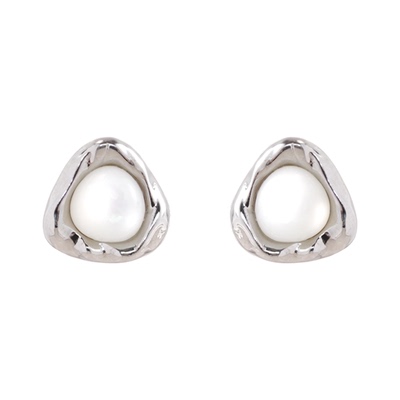 ASTRALIS贝母耳钉女高级原创通勤