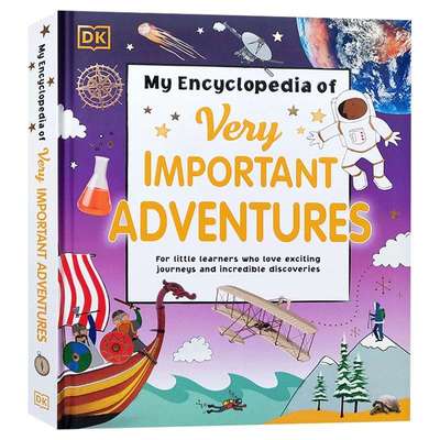 DK冒险百科全书 英文原版 My Encyclopedia of Very Important Adventures 儿童英语启蒙认知科普读物绘本 英文版进口原版书籍