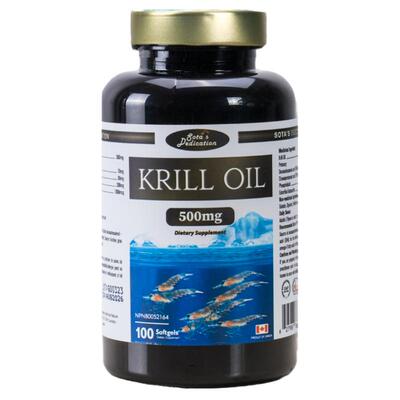 德睿生加拿大进口南极磷虾油胶囊100粒SOTA'S DEDICATION心脑血管