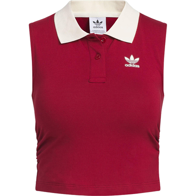 Adidas/阿迪达斯正品三叶草女士修身针织圆领透气背心KF4242