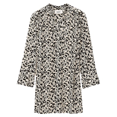 bash2026新款春季度假风印花气质衬衫裙法式碎花连衣短裙1E26PERL