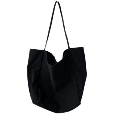 东大门韩国文艺范单肩帆布托特包