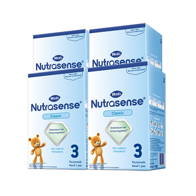 HeroBaby荷兰经典版纸盒原装进口DHA婴幼儿旗舰配方奶粉3段*4盒