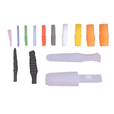 喷涂防烤电镀耐高温硅胶塞堵孔防护锥形橡胶塞堵头保护螺纹盲孔塞