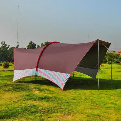 哈比超大黑胶天幕帐篷银胶防雨晒遮阳棚沙滩凉棚冒险者客厅帐围布