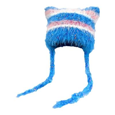 毛线帽逛街甜美可爱女秋冬